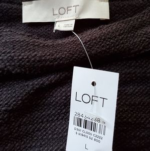 LOFT | Tops | Nwt Loft Textured Shoulder Button Hem | Poshmark